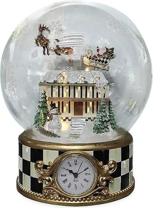 Mackenzie Childs Christmas Magic Snow Globe Clock - ShopStyle Winter Decor