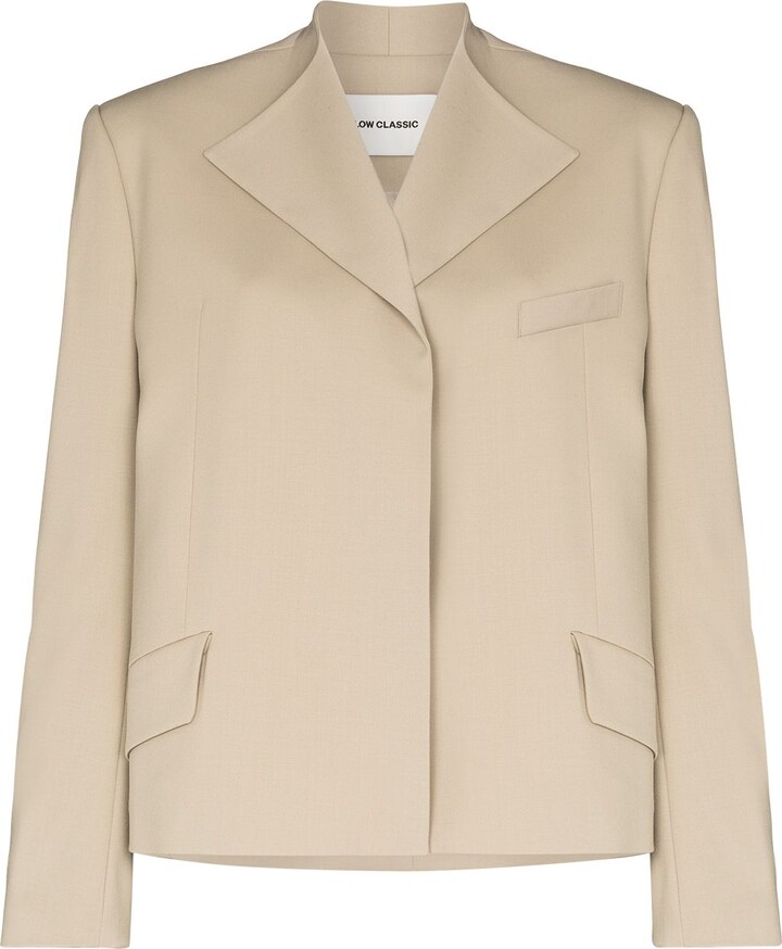 Low Classic Notched-Lapel Blazer - ShopStyle