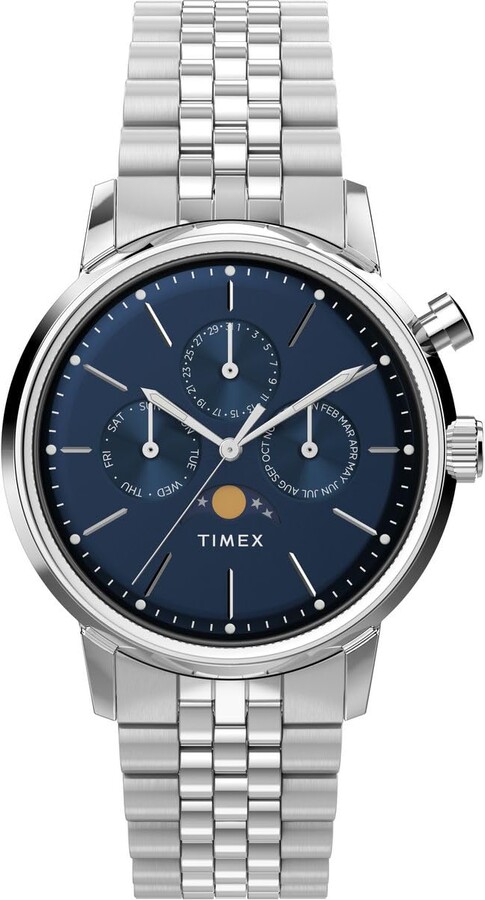 Timex Men's Multi Dial Quartz Watch Marlin Moonphase - ShopStyle