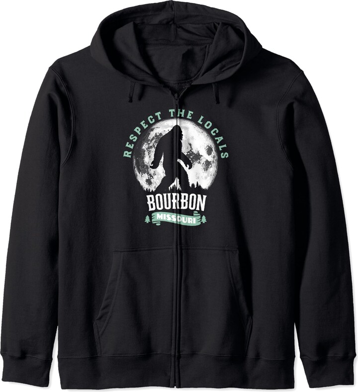 Missouri Bigfoot Fan Local Native Pride Gear Bourbon Missouri Respect ...