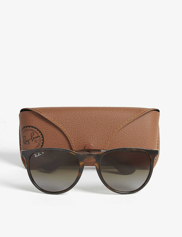 Ray-Ban RB4171 tortoise shell aviator sunglasses - ShopStyle