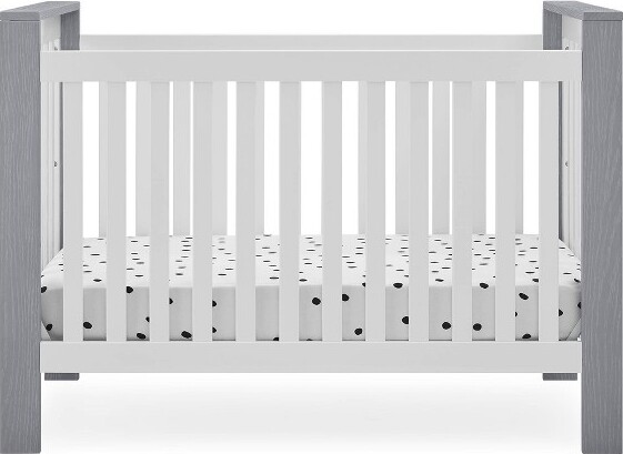 Delta Children Miles 4-in-1 Convertible Crib - Bianca White/Textured ...