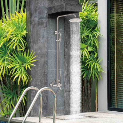 Smartsome Stainless Steel Wall Mounted Outdoor Shower - ShopStyle ...