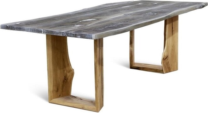 MaximaHouse BAUM-KANTE Dining Table - Antique Oak/Natural Oak - ShopStyle