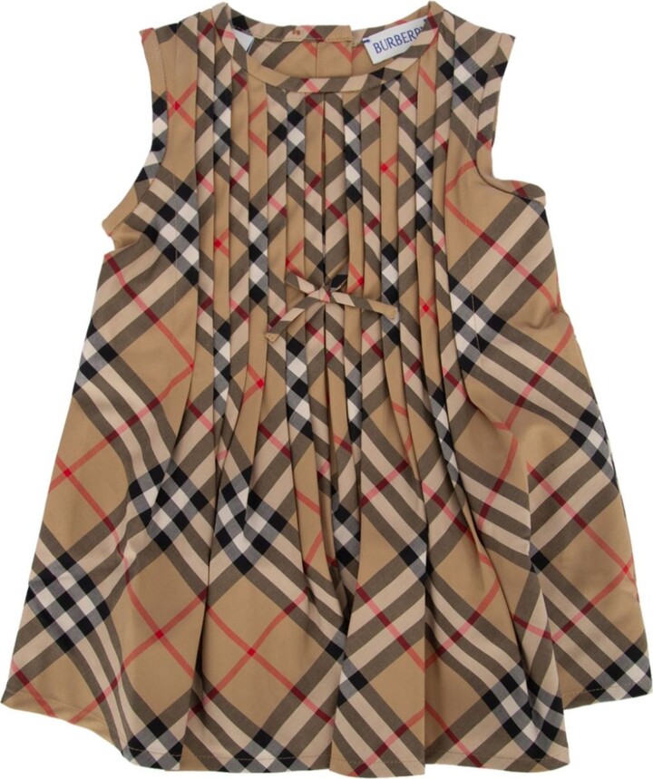 Burberry Children Vintage check-print dress - ShopStyle
