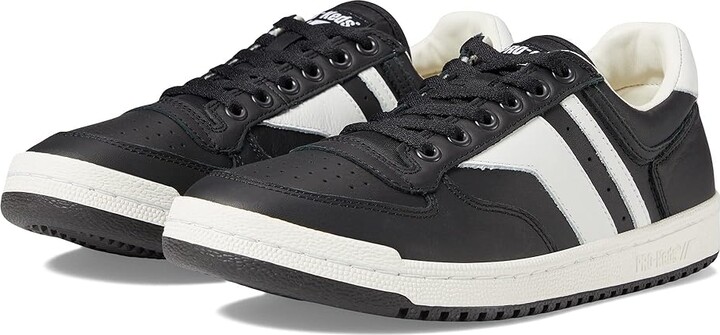 Pro-Keds Skyhawk Lo Lace Up (Black/White Leather) Shoes - ShopStyle