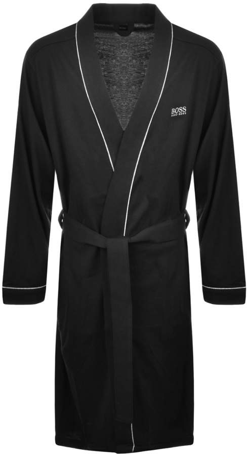 HUGO BOSS Kimono Bath Robe Black - ShopStyle