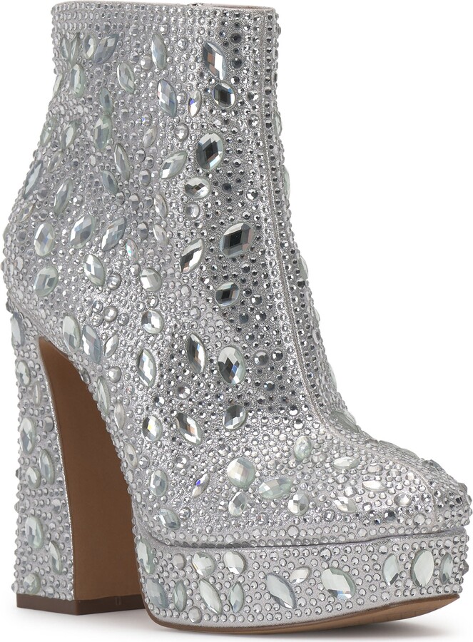 Jessica Simpson Dollyi Crystal Embellished Bootie - ShopStyle Ankle Boots