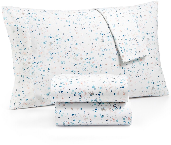 Closeout! Whim By Martha Stewart Collection Drip-Drop 250 Thread Count ...