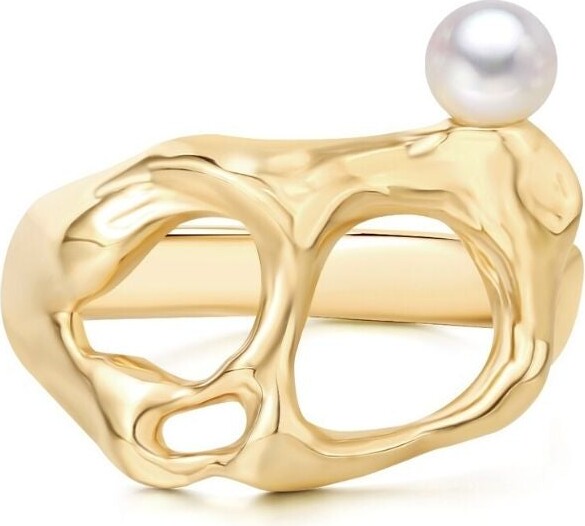 Fedoma Women's Gold Bebe Moon Ring - ShopStyle