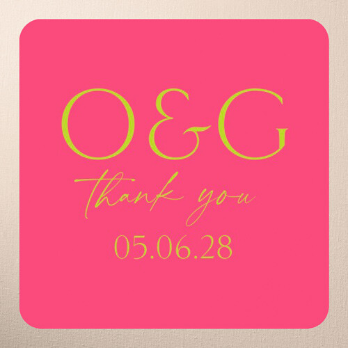 Shutterfly Stickers: Editable Edition, Pink, Write Your Own Greeting ...