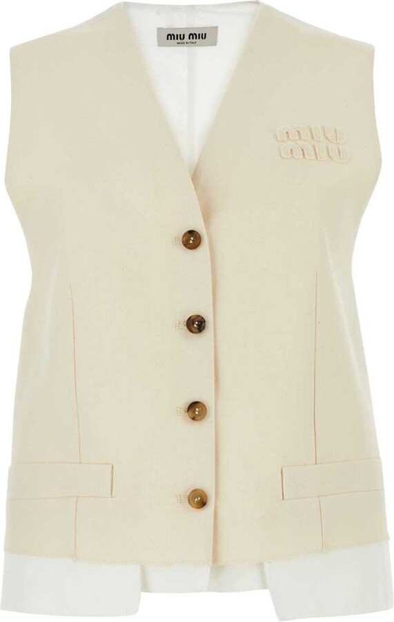 Miu Miu Jackets And Vests - ShopStyle