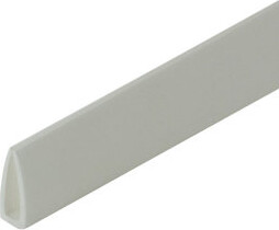 Outwater Plastic U Channel, Fits Panels 1/8 Thick, 1/2 Inch Legs, 3/16 ...