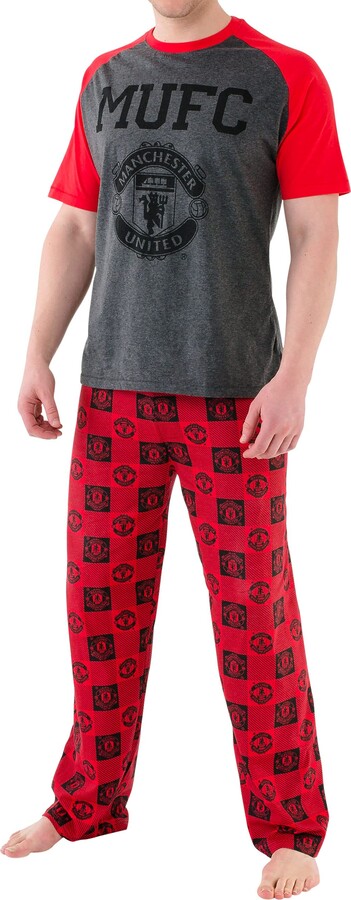 Manchester United Mens Manchester United Football Club Pyjamas Size ...