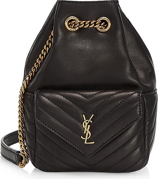 Saint Laurent Joe Mini Bucket Bag in Quilted Lambskin - ShopStyle