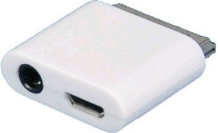 Unlimited Cellular Micro USB female to 30 Pin Male Adaptor with 3.5mm ...