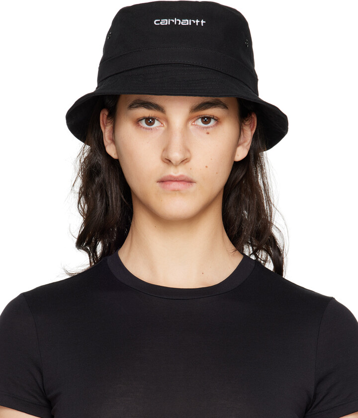 Carhartt Work In Progress Black Script Bucket Hat - ShopStyle