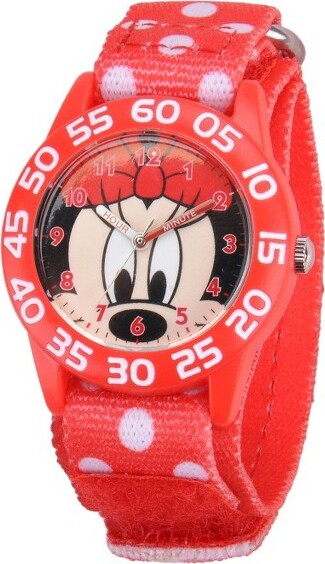 Mickey Mouse & Friends Kid' Diney Minnie Watch - Red - ShopStyle