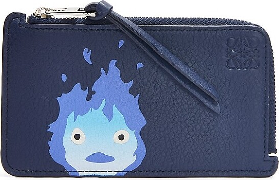 Loewe x Studio Ghibli Calcifer Leather Coin Cardholder - ShopStyle