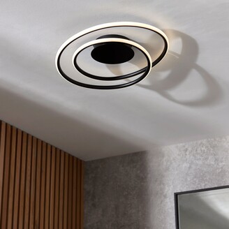 Dunelm Langdon 2 Light Integrated LED Bathroom Ceiling Fitting Chrome ...