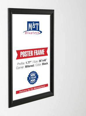 MT Displays M&T Displays Aluminum Lockable Snap Frame, 1.25" Profile ...