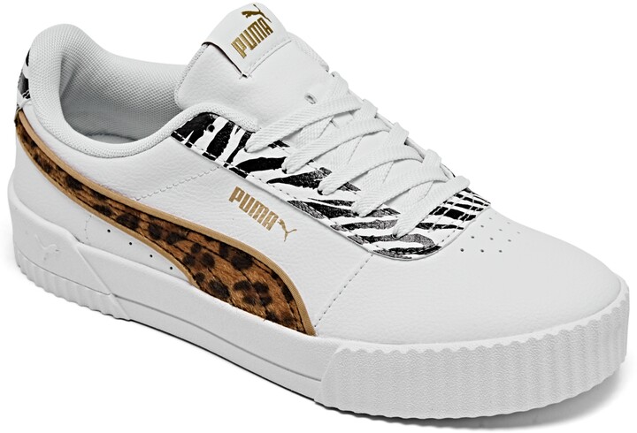 Puma Women's Carina Animal Mix Platform Casual Sneakers from Finish ...