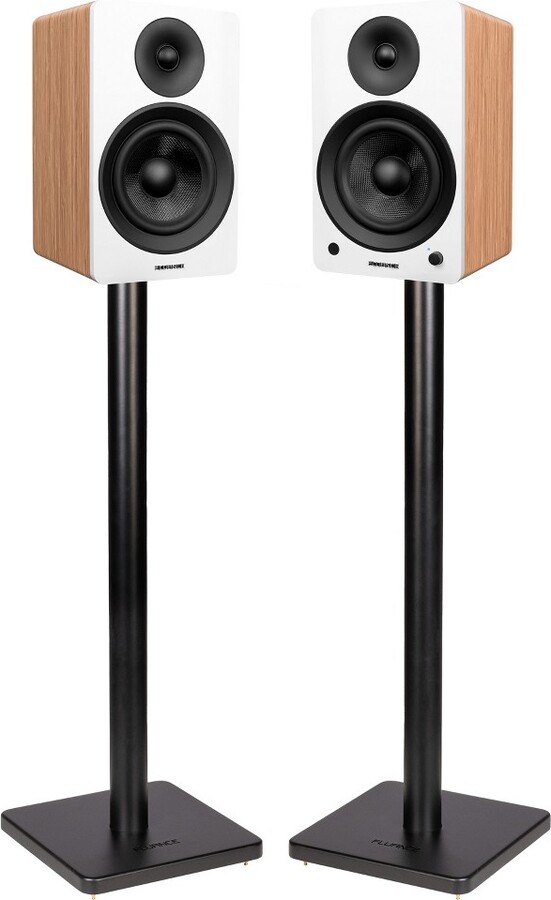 Fluance Ai61 Powered 2-Way 2.0 Stereo Bookshelf Speakers with 6.5 ...