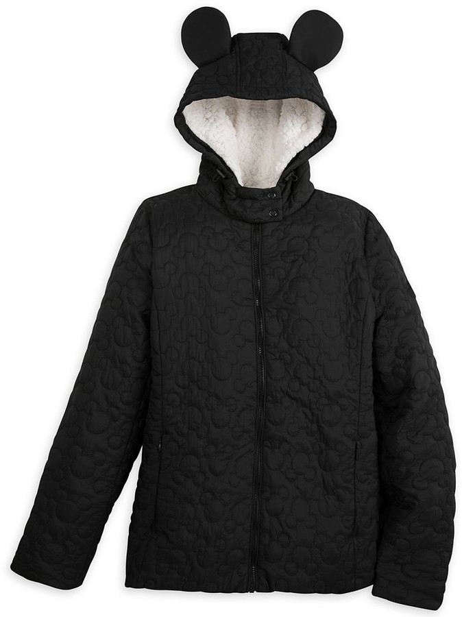 Disney Mickey Mouse Icon Fleece Lined Quilted Jacket for Women - ShopStyle