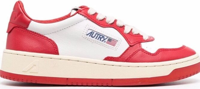 AUTRY Two-Tone Low-Top Sneakers - ShopStyle