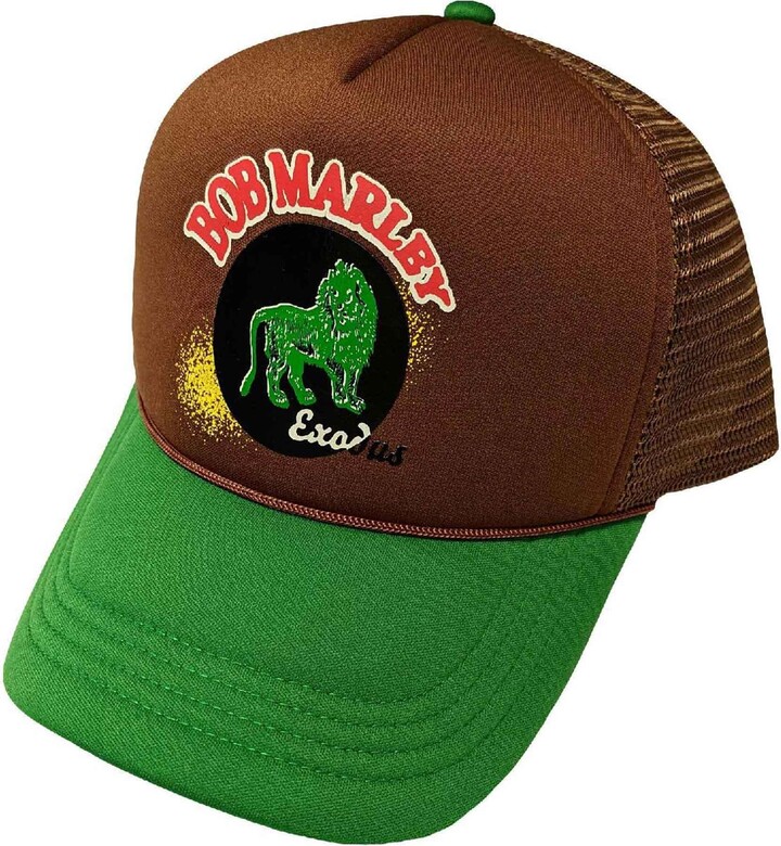 Bob Marley Exodus Lion Logo trucker Baseball Cap - ShopStyle Hats