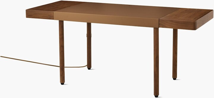 Geiger Leatherwrap Sit-to-Stand Desk, 2 Drawers - ShopStyle