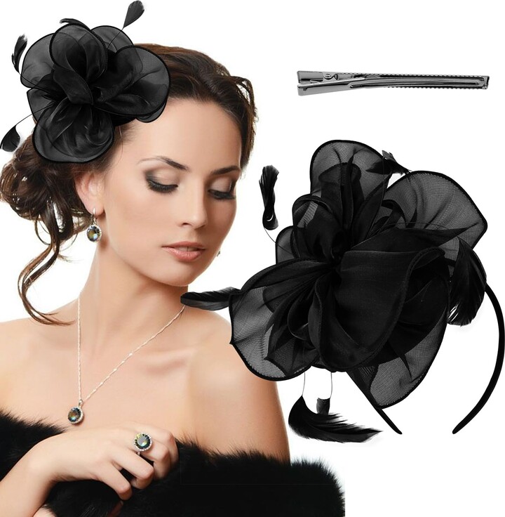 Jaczora Ladies Fascinator Wedding Hat - ShopStyle