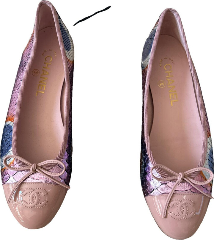 Chanel Python ballet flats - ShopStyle
