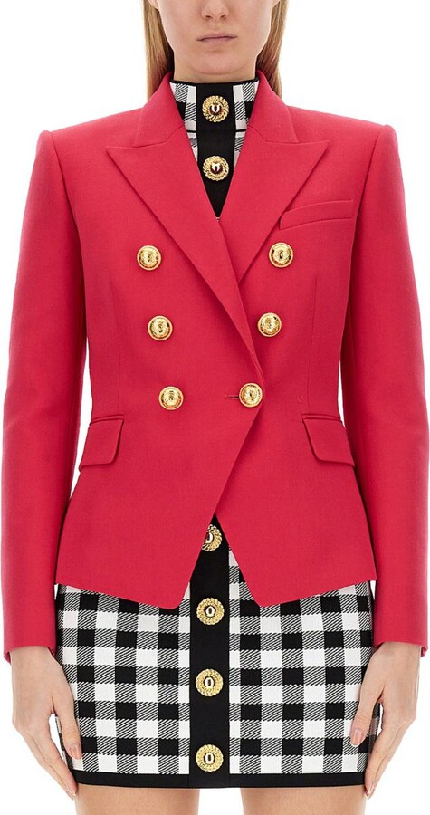 Balmain Six-Button Jacket - ShopStyle