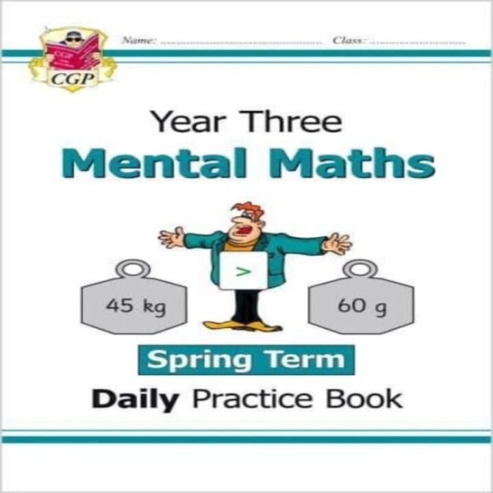CGP Books KS2 Mental Maths Year 3 Daily Practice Book: Spring Term ...