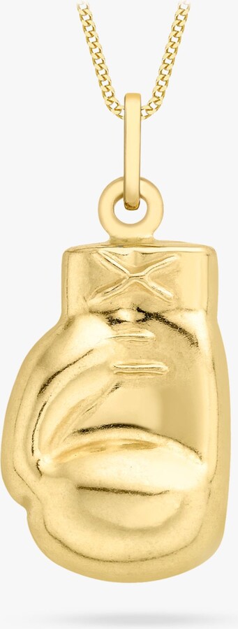 IBB 9ct Gold Boxing Glove Pendant Necklace - ShopStyle