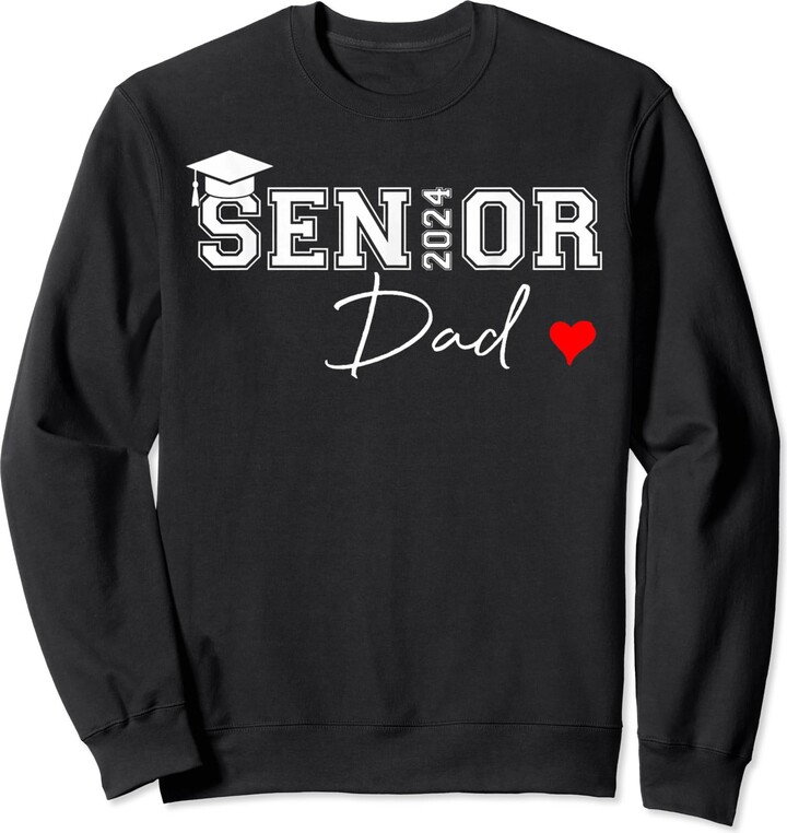 Senior 2024 Mom Graduation Shirts Senior 2024 Dad Graduate Cute Heart ...