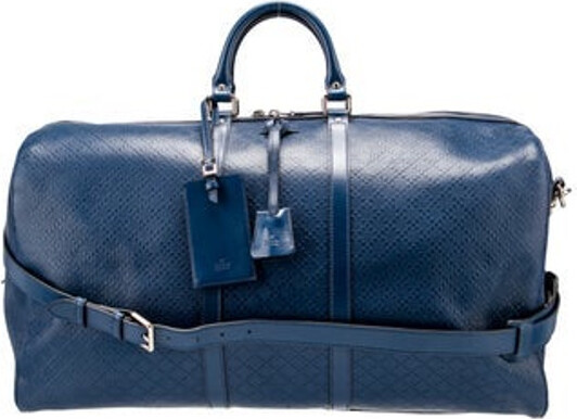Gucci Diamanté Leather Large Weekend Travel Bag - ShopStyle