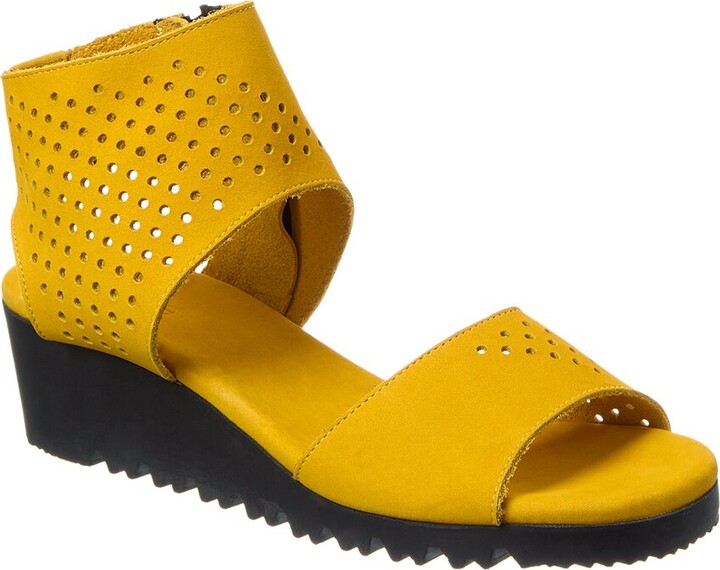 Arche Balajo Suede Wedge Sandal - ShopStyle