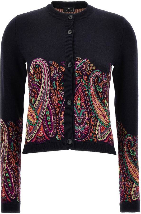 Etro Jacquard cardigan - ShopStyle