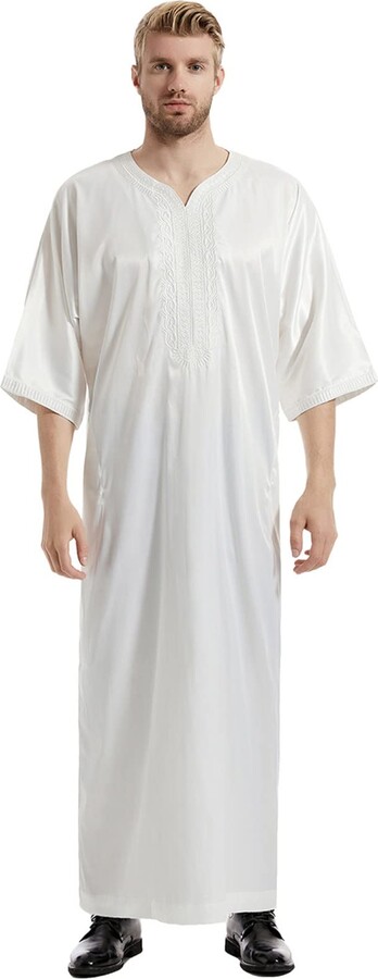 MODSGUE Thobe Men's Ethnic Thobe Middle East Dressing Gown Dubai Travel ...