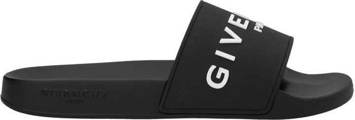 Givenchy Logo slides - ShopStyle Flip Flop Sandals