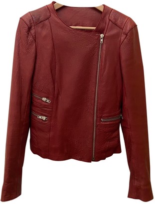 Maje Women's Leather Jackets - ShopStyle