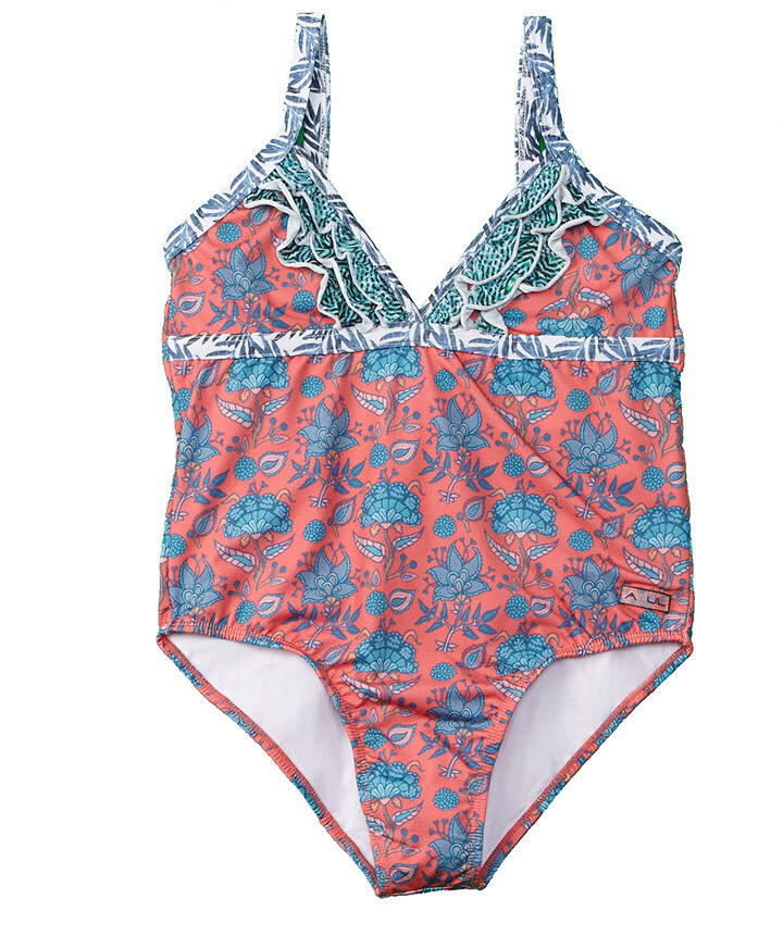Azul Swimwear Azul Girls' Imagine That Ruffle One-Piece - ShopStyle