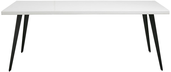 Nordal - Shiny Herringbone Table - Large - White - ShopStyle