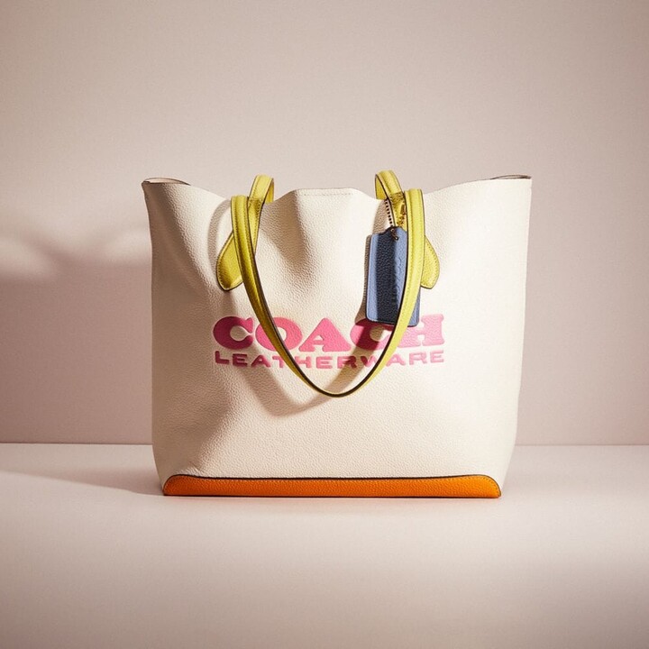 Coach Restored Kia Tote In Colorblock - ShopStyle