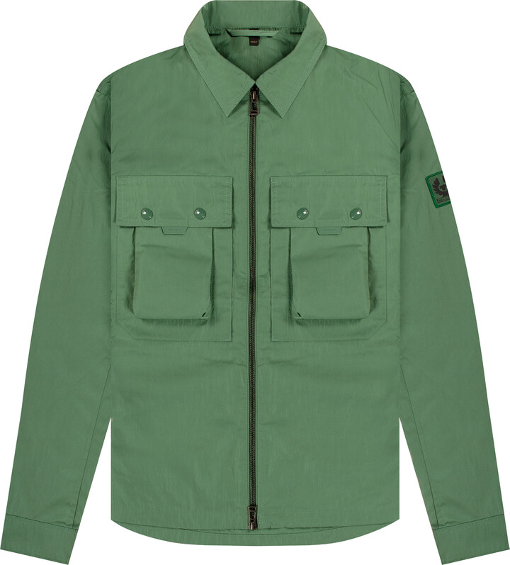 Belstaff Ripple Shell Tactical Overshirt Graph Green - ShopStyle Outerwear