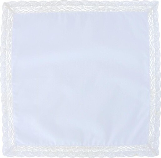 CTM Women' Audrey Grace Fan Lace Handkerchief, White - ShopStyle Hats