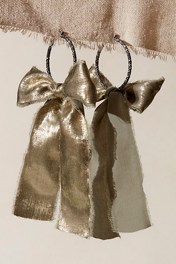 Free People Perfect Bow Hoops - ShopStyle Earrings