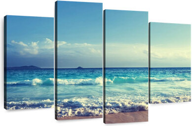 Elephant Stock Seychelles Beach Waves - ShopStyle Decor